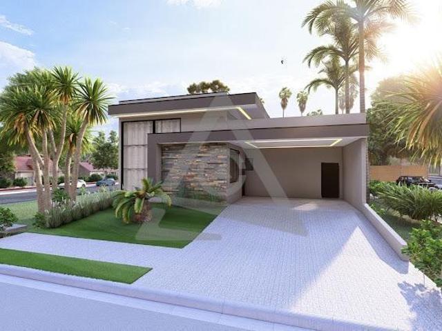 Casa à venda em Paulínia, Parque Brasil 500, com 3 suítes, com 222 m², Residencial Santorini