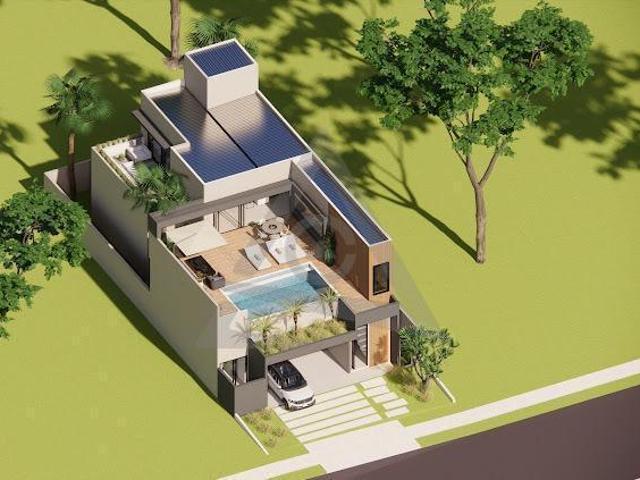 Casa à venda em Paulínia, Parque Brasil 500, com 3 suítes, com 271 m², Residencial Santorini