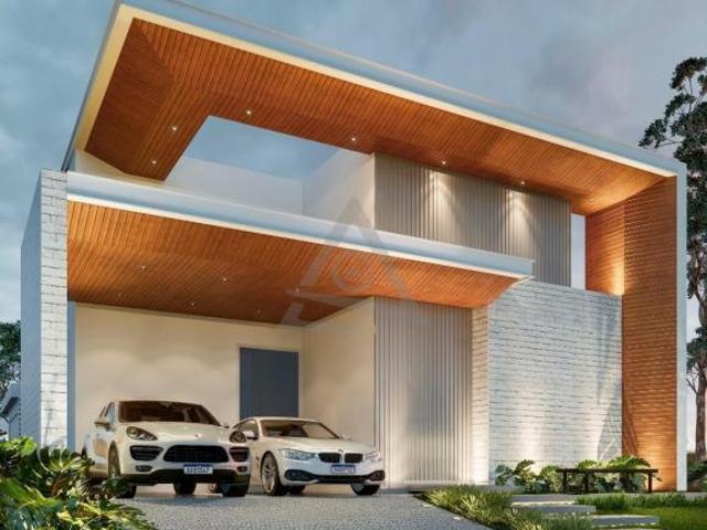 Casa à venda em Paulínia, Parque Brasil 500, com 4 suítes, com 211 m², Residencial Santorini