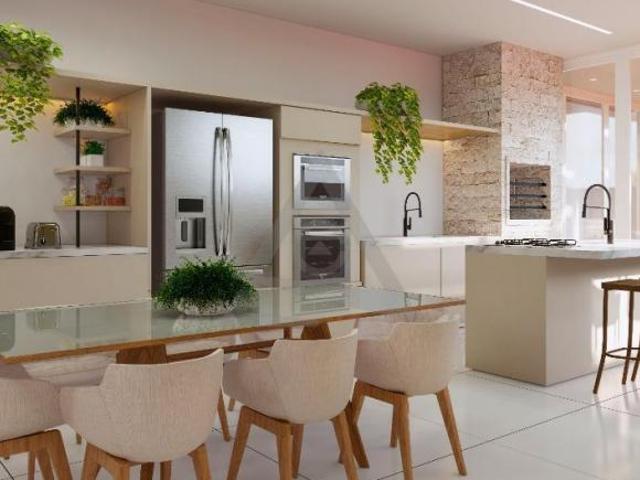 Casa à venda em Paulínia, Parque Brasil 500, com 4 suítes, com 213 m², Residencial Santorini