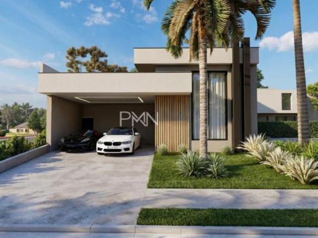 Casa à venda em Paulínia, Parque Brasil 500, com 4 suítes, com 222.51 m², Santorini Residencial Club