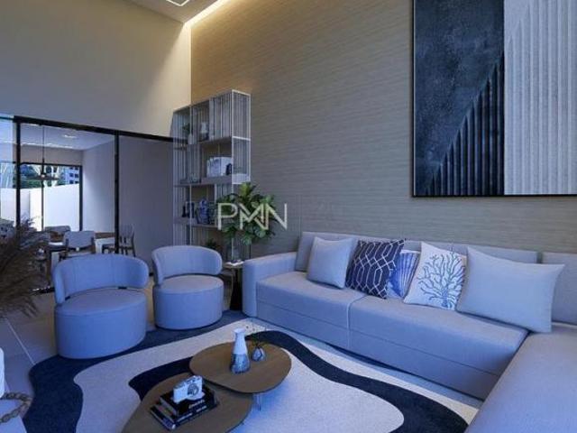 Casa à venda em Paulínia, Parque Brasil 500, com 4 suítes, com 222.51 m², Santorini Residencial Club