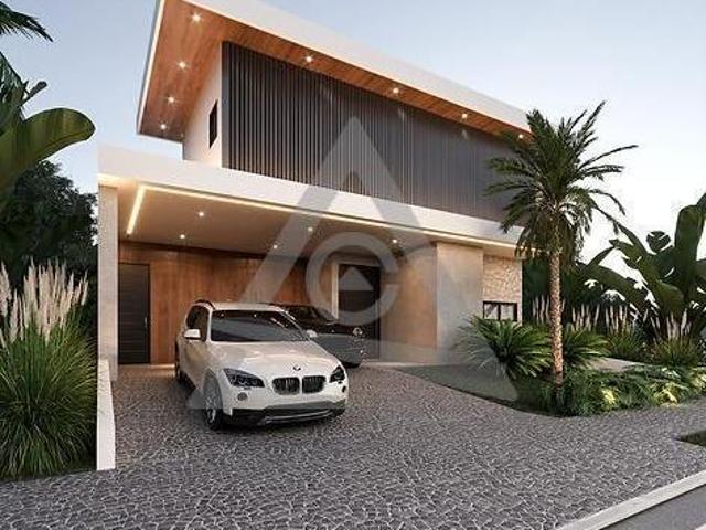 Casa à venda em Paulínia, Parque Brasil 500, com 4 suítes, com 366 m², Residencial Santorini