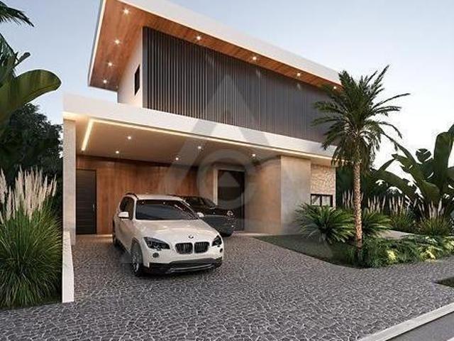 Casa à venda em Paulínia, Parque Brasil 500, com 4 suítes, com 366 m², Residencial Santorini