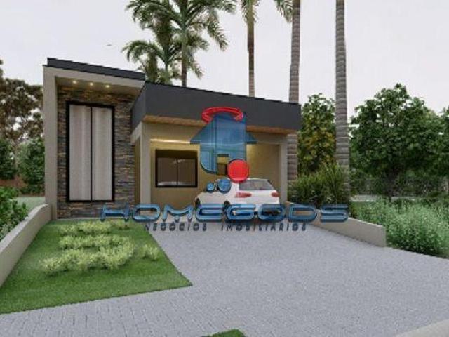 Casa à venda em Paulínia, Vila Monte Alegre, com 3 suítes, com 140 m², condomínio terras da estancia