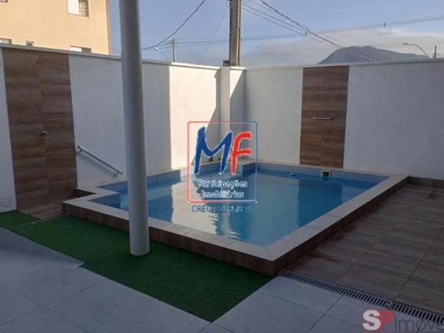 Casa à venda em Peruíbe/SP, com 3 quartos 1 suíte, sala c/ 2 ambientes, cozinha, área de serviço