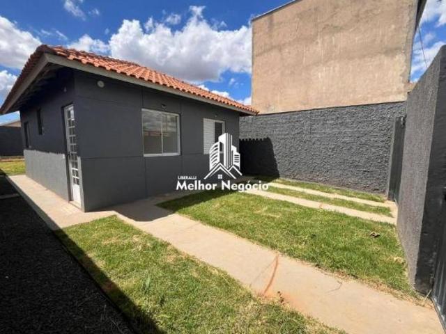 Casa à venda em Piracicaba, Água Branca, com 2 quartos, com 57 m²