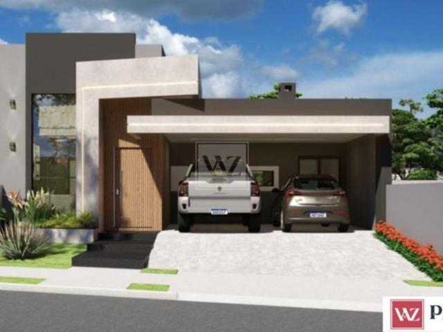 Casa à venda, no Condomínio Bosque Mistral. Incluindo 3 quartos, área gourmet e piscina. Ponta Gross