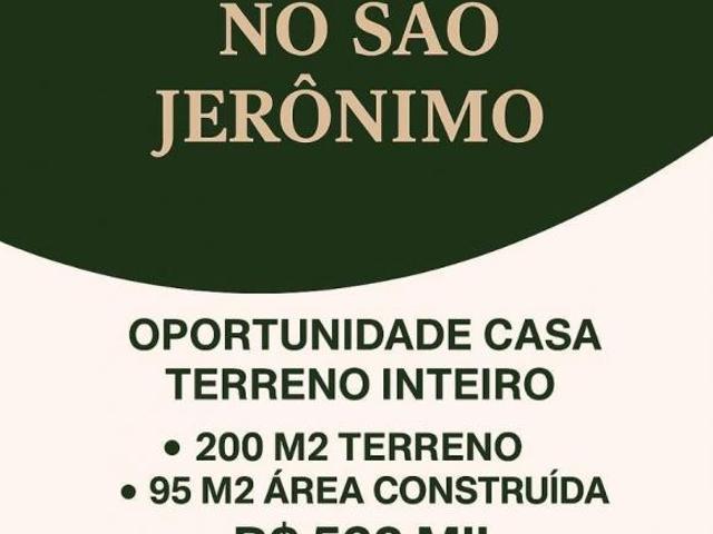 Casa à venda no Bairro São Jerônimo