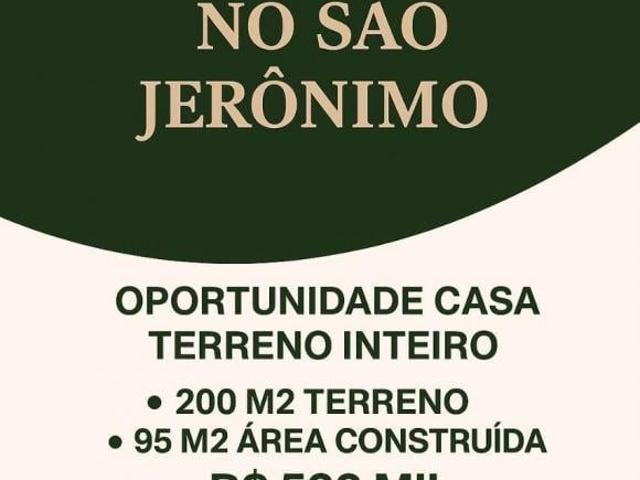 Casa à venda no Bairro São Jerônimo
