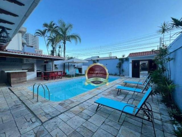 Casa à venda no Balneário Flórida em Praia Grande – 4 dormitórios, piscina, área gourmet e porteira