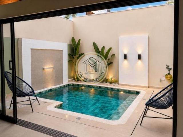 Casa a Venda no Nature 1, Eloy Chaves Jundiai, 173m², 4 Quartos, 2 Suítes, 5 Vagas, Piscina Privativ
