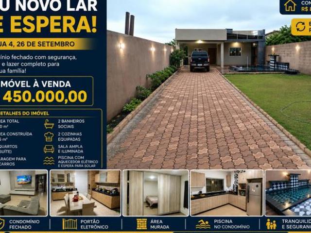 Casa à Venda na Rua 4 – 26 de Setembro | 3 Quartos com Suíte | Piscina Aquecida | Churrasqueira