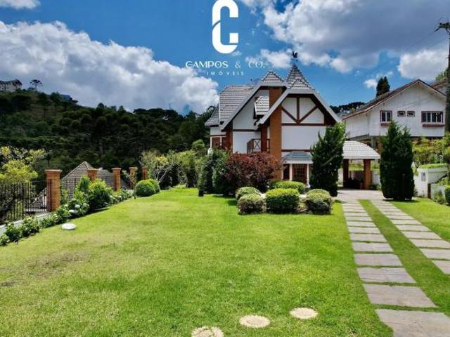 Casa Alpina com 6 Suítes em Condomínio Aldeia Austríaca Campos do Jordão
