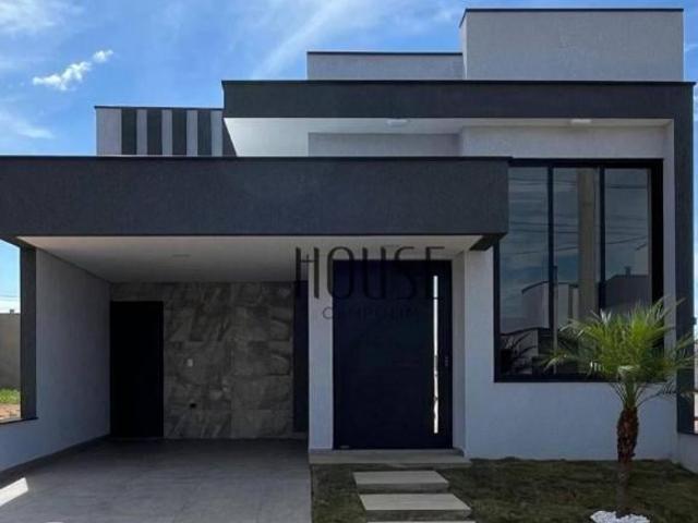 Casa alto padrão à venda em Sorocaba | 153 m² em condomínio Villagio Wanel, Wanel Ville | CA5895