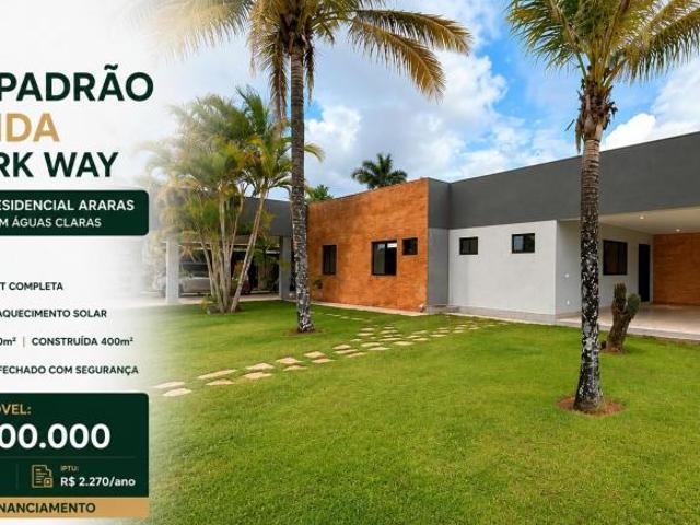 Casa Alto Padrão à Venda no Park Way | 4 Suítes | Piscina | Gourmet | Aceita Financiamento