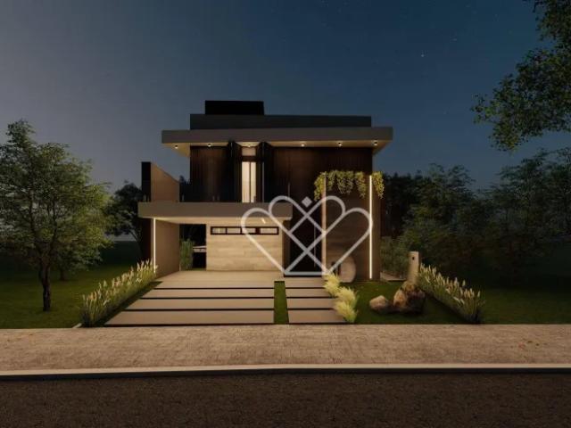 Casa Alto Padrão com 4 Suítes, Piscina e Vista Privilegiada à Venda em Condomínio Fechado
