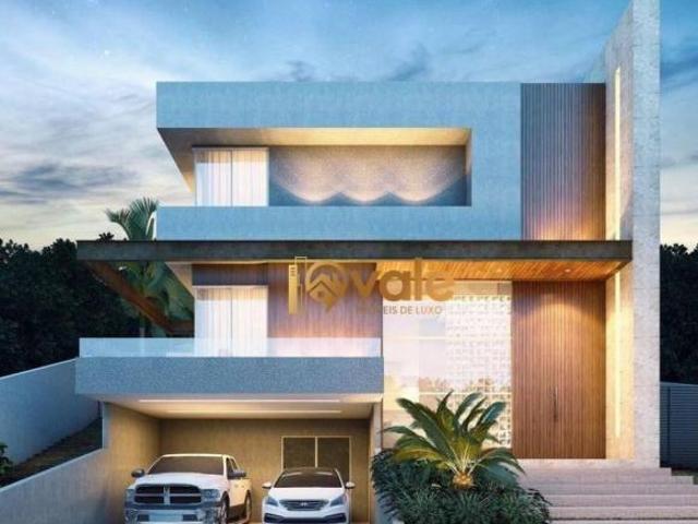 Casa alto padrão com 4 suítes e escritório à venda, 414 m² Condomínio Alphaville São José dos Campos