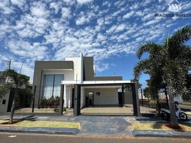 Casa alto padrão com piscina a venda no Jd. Oriental, Maringá, PR