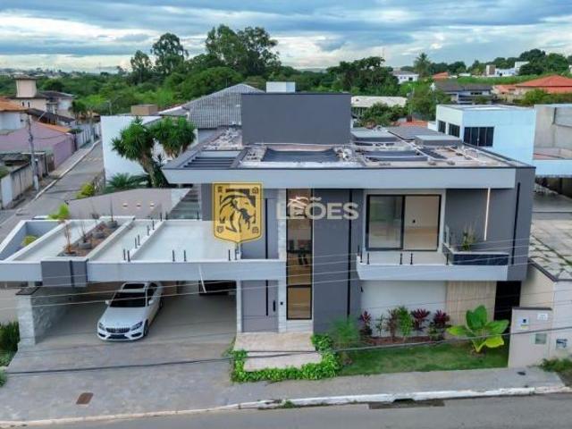 CASA ALTO PADRÃO JÓQUEI TRECHO 1 410M² 4 SUÍTES PISCINA AQUECIDA ENERGIA SOLAR ESCRITURADO