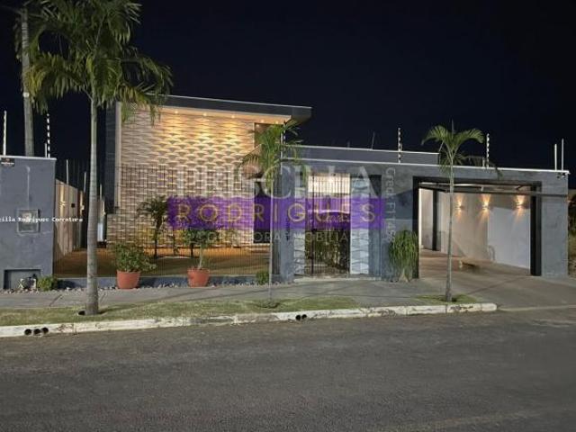 Casa Alto Padrão para Venda em Lucas do Rio Verde, Bairro Bandeirantes, 3 dormitórios, 3 suítes, 4 b