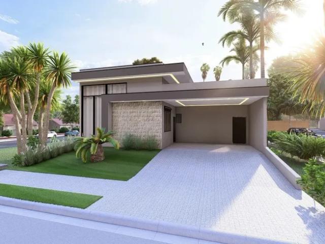 Casa alto padrão à venda no Residencial Club Santorini no Parque Brasil em Paulínia SP