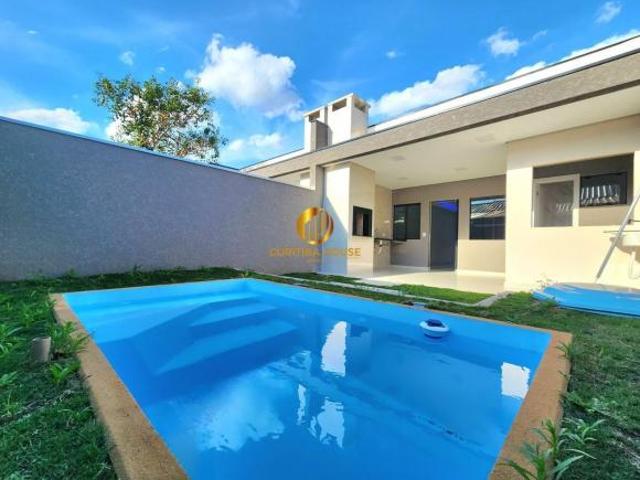 Casa Alto padrão 3 quartos sendo 1 suíte e com piscina no Eucaliptos Fazenda Rio Grande PR
