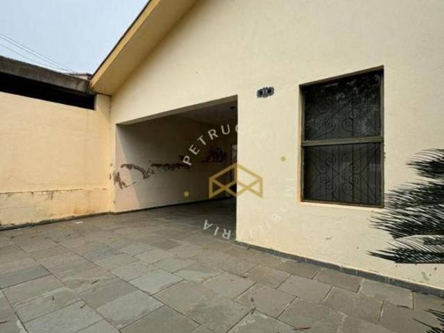 CASA AMPLA FRENTE E FUNDO PARA VENDA EM SANTA BÁRBARA D&apos OESTE/SP