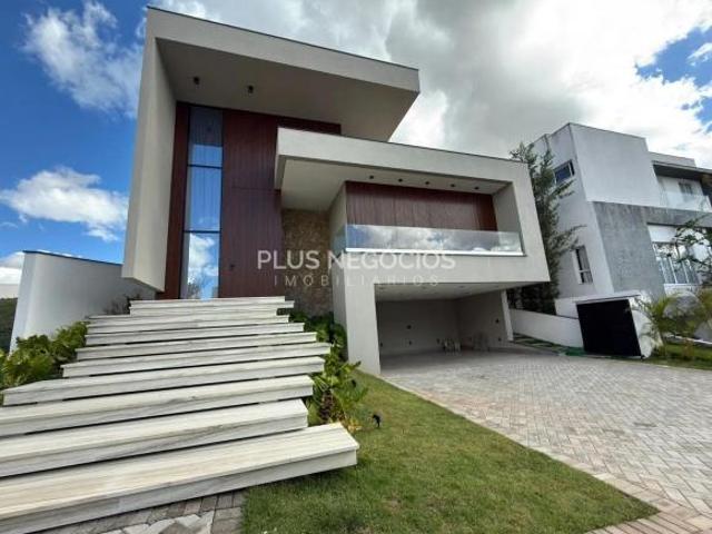 Casa Assobradada Alto Padrão Mobiliada À Venda Alphaville Nova Esplanada 1 4 suítes 1 master 3