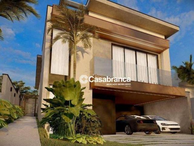 Casa assobradada de alto padrão à venda com 03 quartos sendo 03 suítes no Condomínio Terras Alpha No