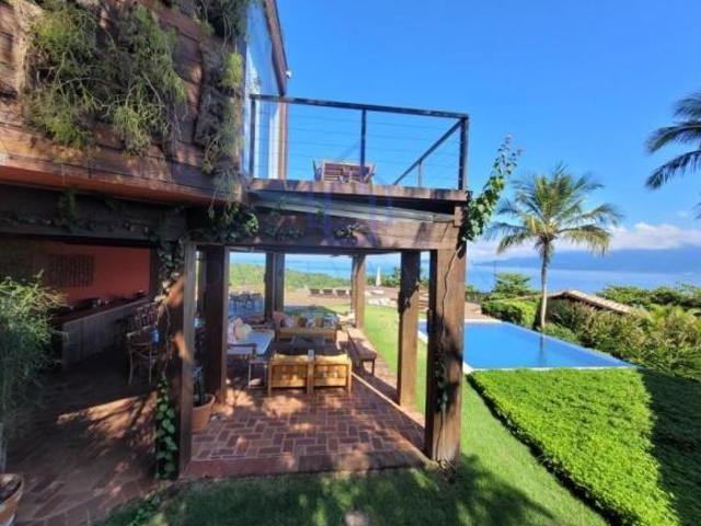 CASA BELÍSSIMA À VENDA NO SUL DE ILHABELA COM VISTA PARA O MAR, MOBILIADA E COM ESCRITURA DEFINITIVA