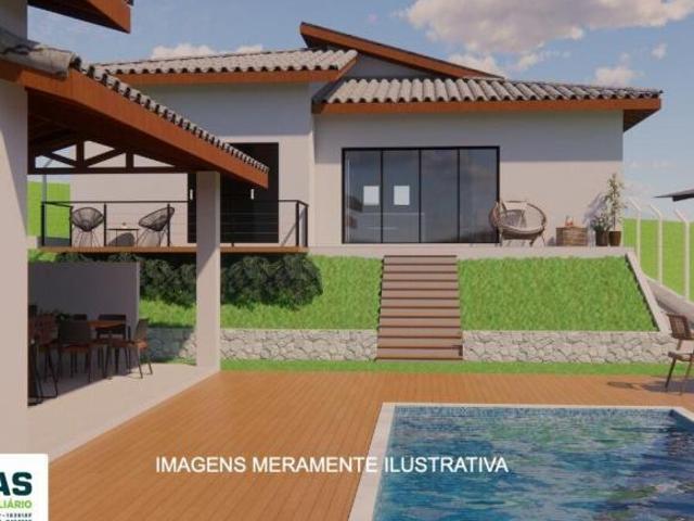 Casa Colonial Moderna em Condomínio Fechado de Pinhalzinho – Luxo e Conforto!