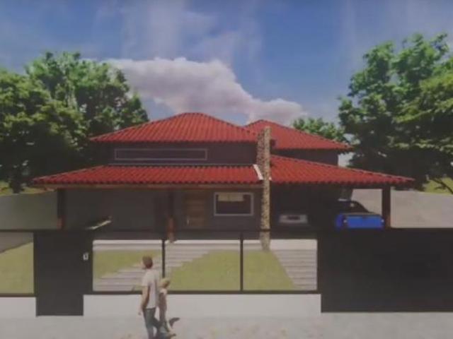 Casa Colonial Térrea na Laje Condomínio Ouro Vermelho I Jardim Botânico