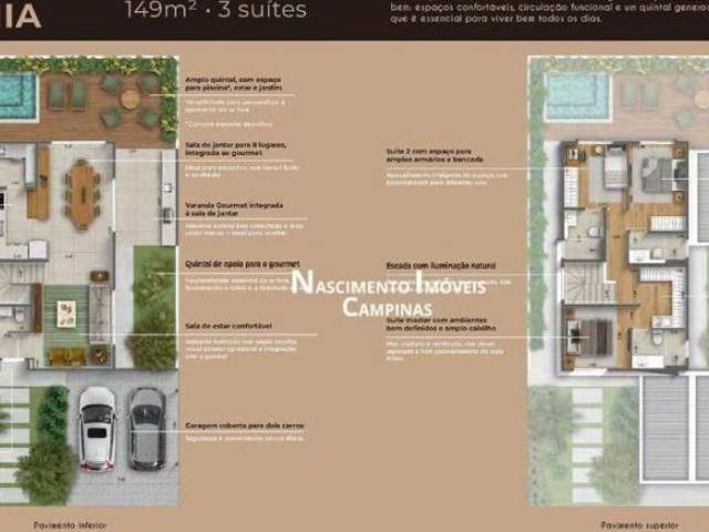 Casa com 4 dormitórios à venda, 165 m² por R$ 1.740.000,00 Parque das Flores Campinas/SP