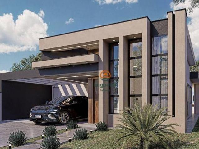 Casa com 4 dormitórios à venda, 180 m² por R$ 1.390.000,00 Condomínio Parque dos Buritis Lagoa S