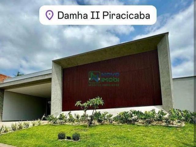 Casa com 4 dormitórios à venda, 212 m² por R$ 1.975.000 Residencial Damha Piracicaba/SP