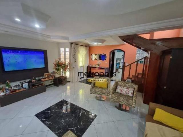 Casa com 4 dormitórios à venda, 280 m² por R$ 1.350.000,00 Vila Metalúrgica Santo André/SP