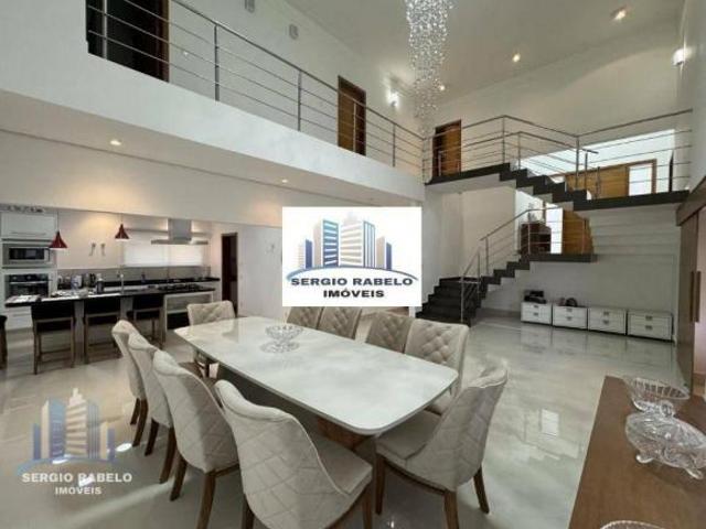 Casa com 4 dormitórios à venda, 455 m² por R$ 3.200.000,00 Condomínio Residencial Fazenda Santa He