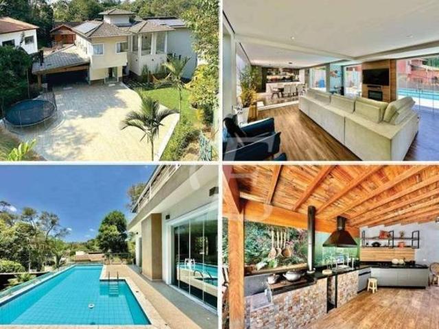 Casa com 4 dormitórios à venda, 483 m² por R$ 2.200.000,00 Granja Viana Fazendinha Cotia/SP
