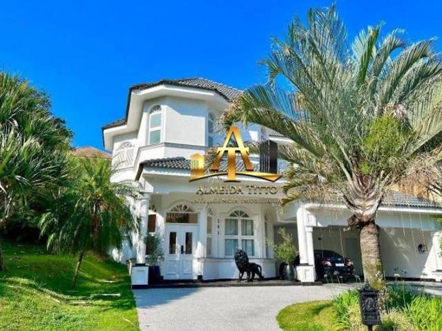 Casa com 4 dormitórios à venda, 655 m² por R$ 5.300.000 Residencial 18 Do Forte Santana de Parna
