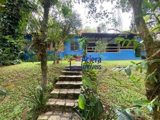 Casa com 4 dormitórios à venda + casa de caseiro, 335 m² Chácaras São Cristóvão Embu das Artes/S