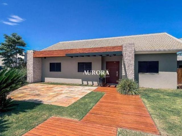 Casa com 4 dormitórios à venda no condomínio Punta Del Este, 272 m² por R$ 4.500.000,00 Sertaneja/
