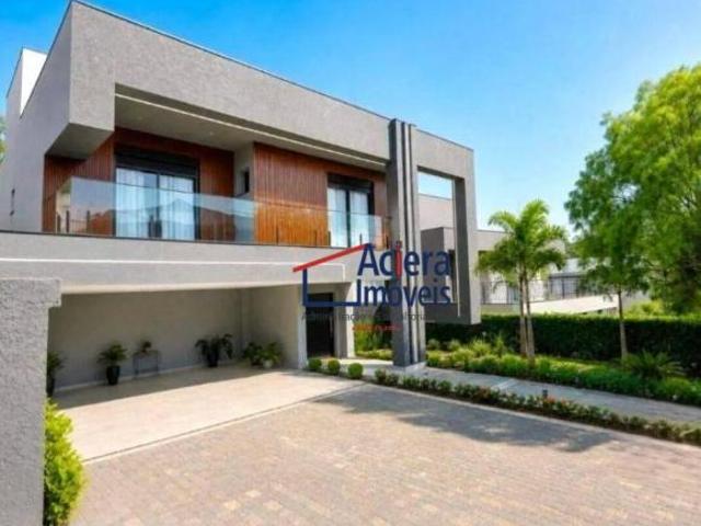 Casa com 4 Dormitórios, Área Gourmet e Piscina de Borda Infinita à venda, 435 m² por R$ 4.500.000