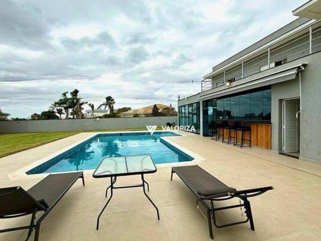 Casa com 4 quartos à venda, 390 m² MOBILIADA por R$ 2.490.000 Condomínio Village Ipanema Araço