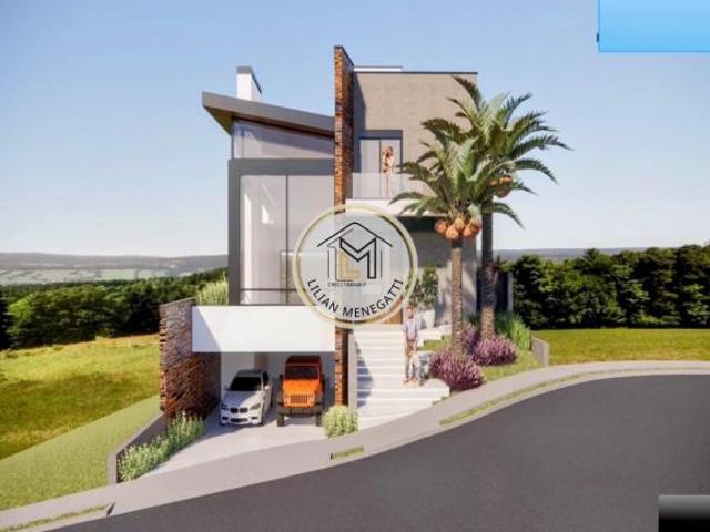 Casa com 4 suítes. Área gourmet. Escritório. piscina no condomínio Brisas do lago Jundiaí. Jardim Sa