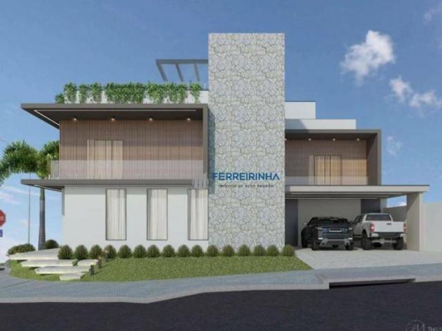 Casa com 4 Suítes e Solarium à venda, 400 m² por R$ 6.200.000 Urbanova São José dos Campos/SP