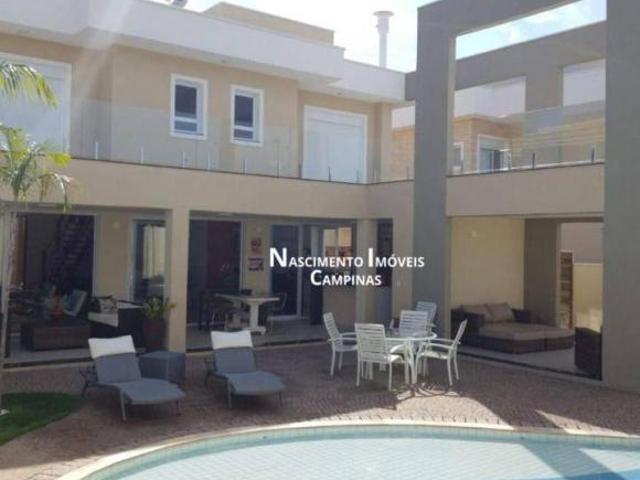 Casa com 5 dormitórios à venda, 360 m² por R$ 3.380.000 Alphaville Dom Pedro, Campinas/SP