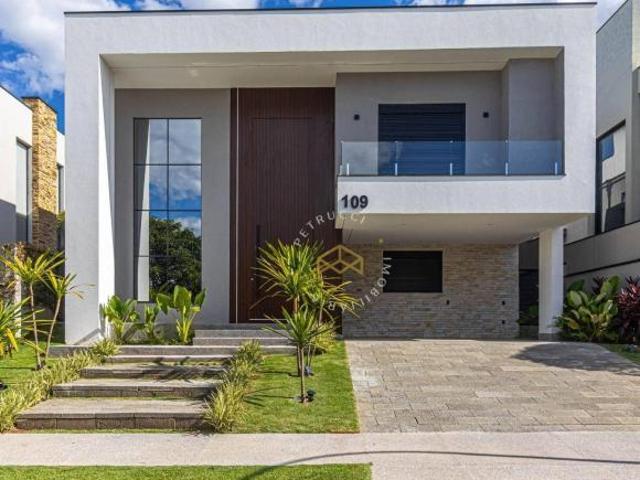 Casa com 5 dormitórios à venda, 380 m² Alphaville Dom Pedro 2 Campinas/SP