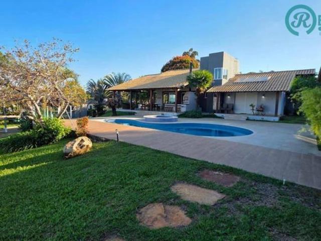 Casa com 5 dormitórios à venda, 398 m² por R$ 2.950.000,00 Condomínio Condados da Lagoa Lagoa Sa