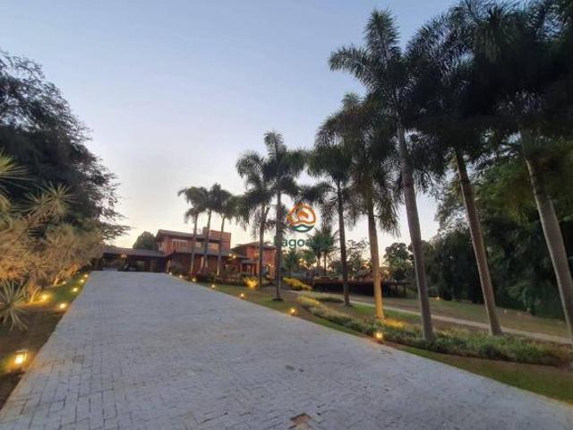 Casa com 5 dormitórios à venda, 450 m² por R$ 10.000.000,00 Condomínio Estância das Amendoeiras